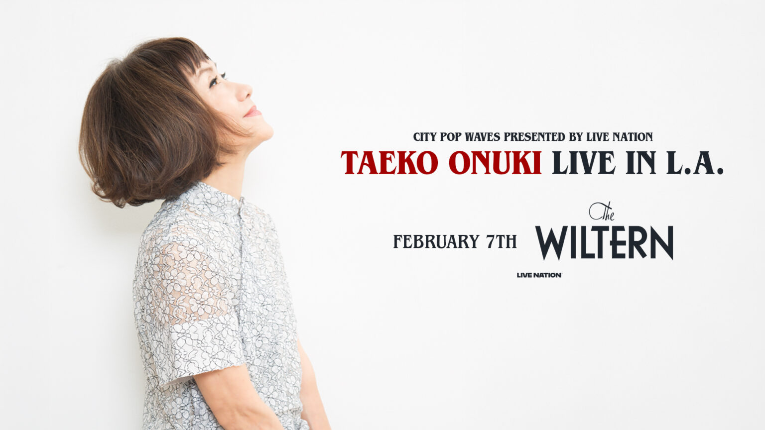 Taeko Onuki to Make Overseas Debut at LA’s The Wiltern, Tokyo Show Also ...